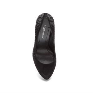 BCBGeneration | Shoes | Bcbgeneration Black Suede Heels | Poshmark